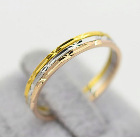 Rouelle Danielle Ring & Knuckle Rings: Set Of Three 18 Karat Gold ...