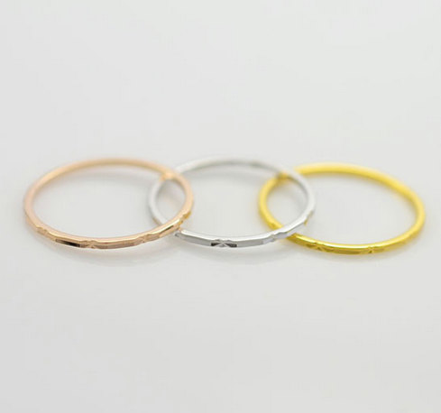 Rouelle Danielle Ring & Knuckle Rings: Set Of Three 18 Karat Gold ...